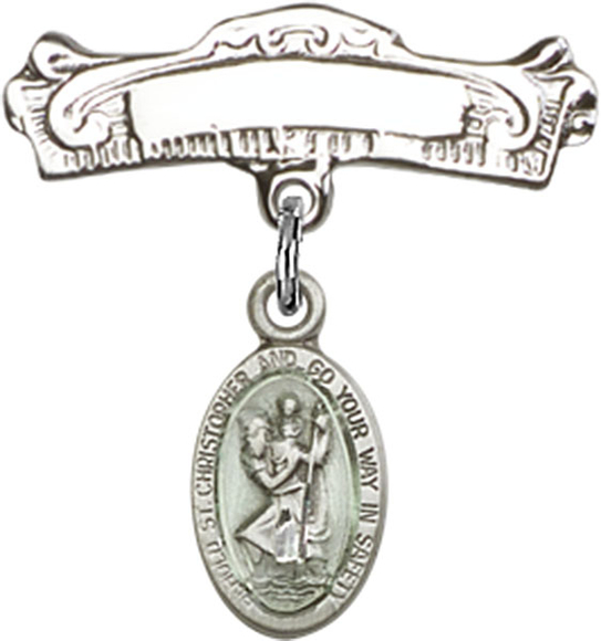 Hail MaryGifts | Jewelry | St Christopher Baby Badge 421ec732 | Poshmark